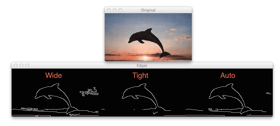 Zero Parameter Automatic Canny Edge Detection With Python And Opencv Pyimagesearch