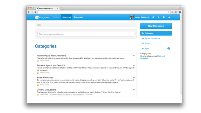 PyImageSearch Gurus: Become a computer vision + OpenCV Guru
