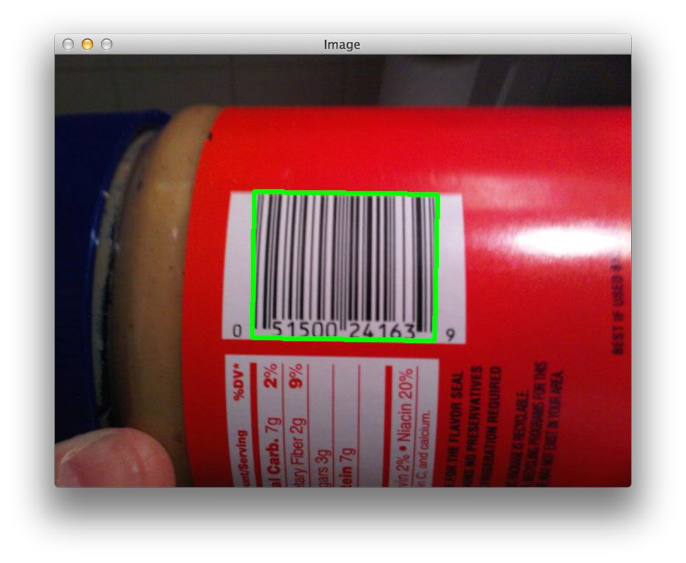 用 Python 和 OpenCV 检测图片上的条形码Detecting Barcodes in Images with Python and ...