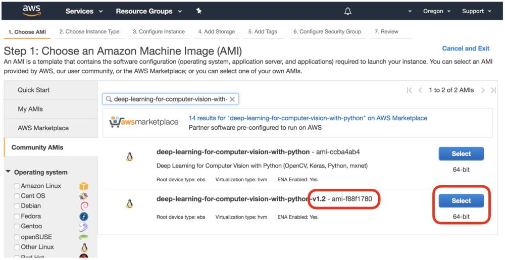 Pre-configured Amazon AWS deep learning AMI with Python - PyImageSearch